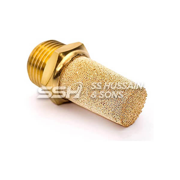 Brass Pneumatic Muffler Silencer Filter - SS Hussain & Sons